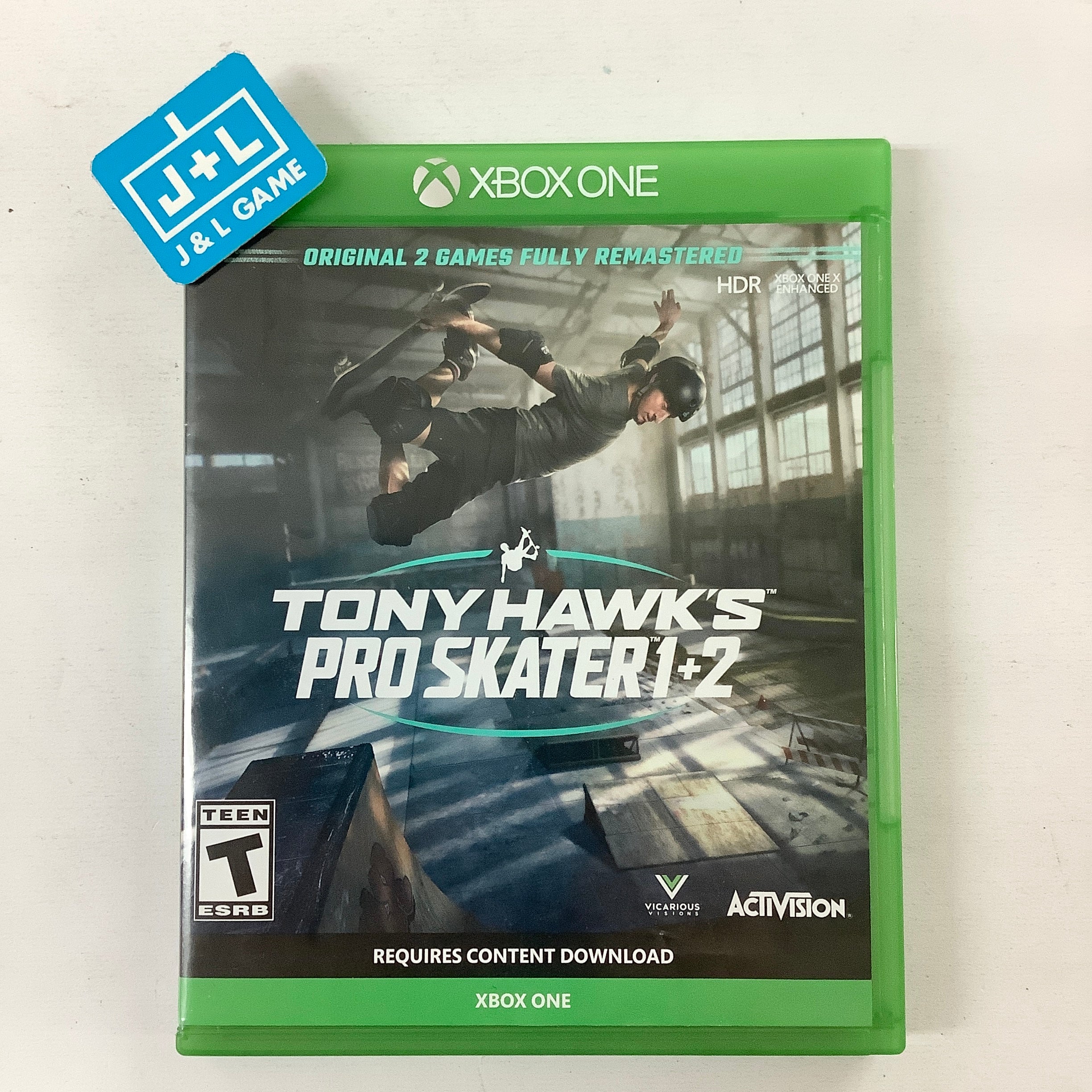 Tony Hawk's Pro Skater 1 + 2 - (XB1) Xbox One [Pre-Owned] | J&L Game