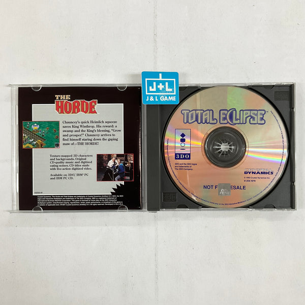 Total Eclipse - 3DO Interactive Multiplayer [Pre-Owned] – J&L Video Games New York City