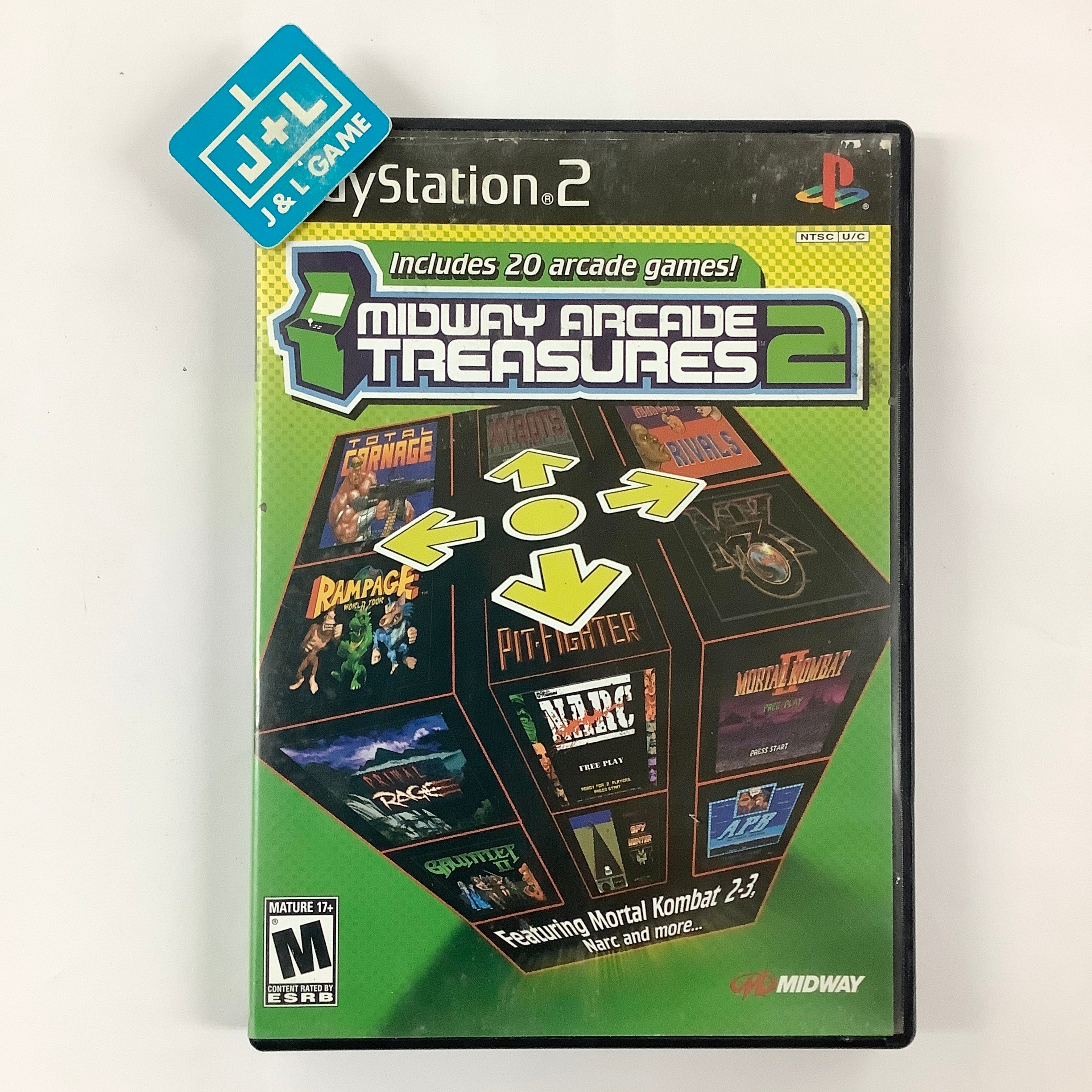 Midway Arcade Treasures 2 - (PS2) PlayStation 2 [Pre-Owned] | J&L Game