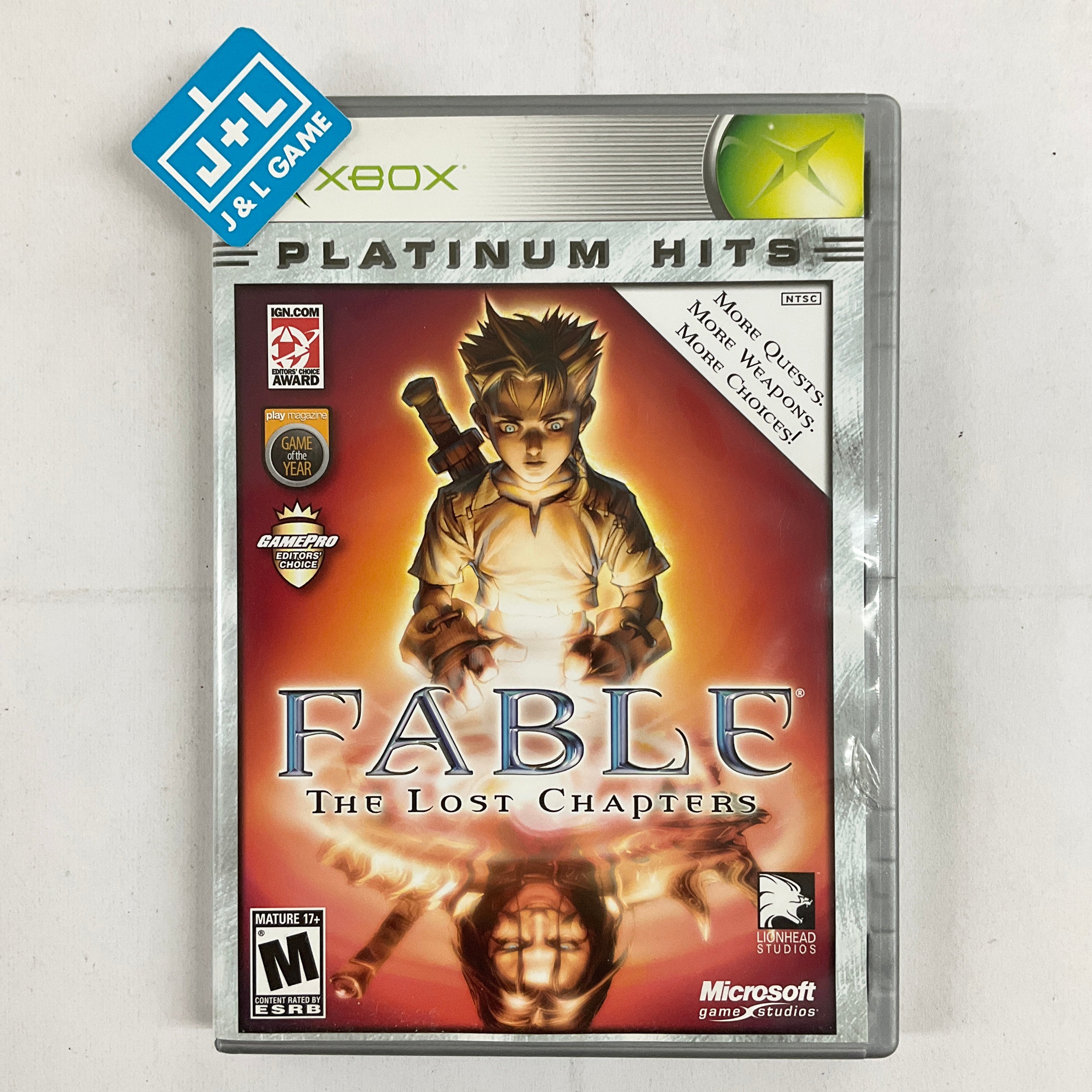 Fable - The Lost Chapters (Platinum Hits) - (XB) Xbox [Pre-Owned] | J&L Game