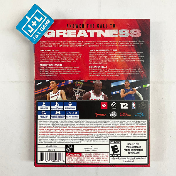 NBA 2K23 Michael Jordan Edition - (PS4) PlayStation 4 – J&L Video Games New York City