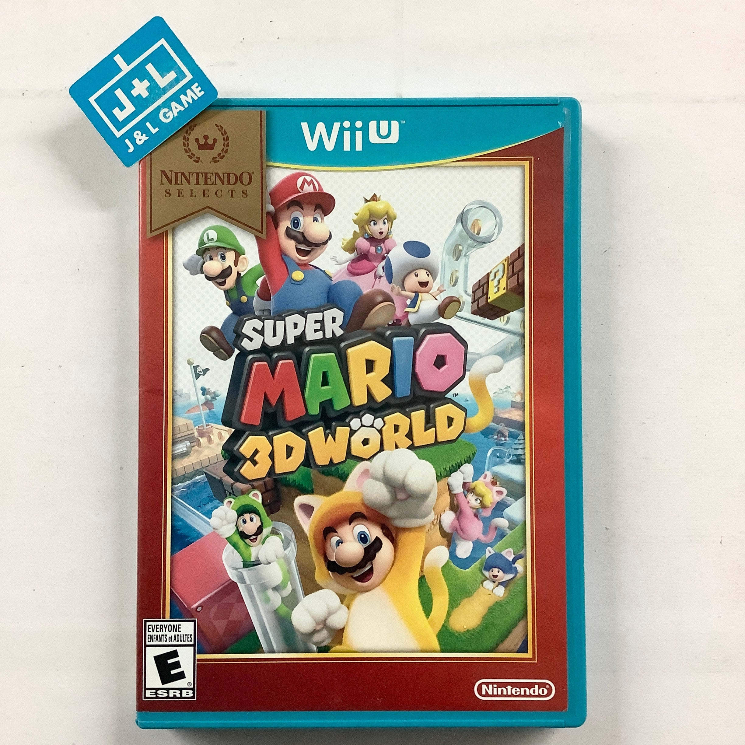 Super Mario 3D World Nintendo Selects Nintendo Wii U Pre Owned J L Game