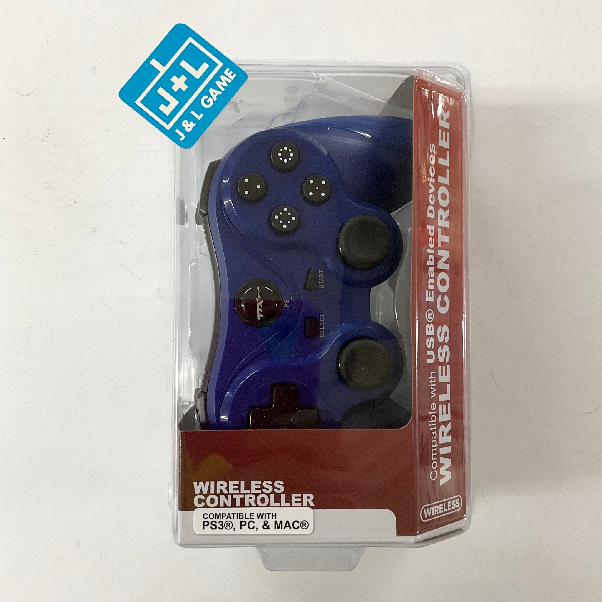 TTX Playstation 3 Universal Wireless Controller (Blue) - (PS3) PlaySta ...