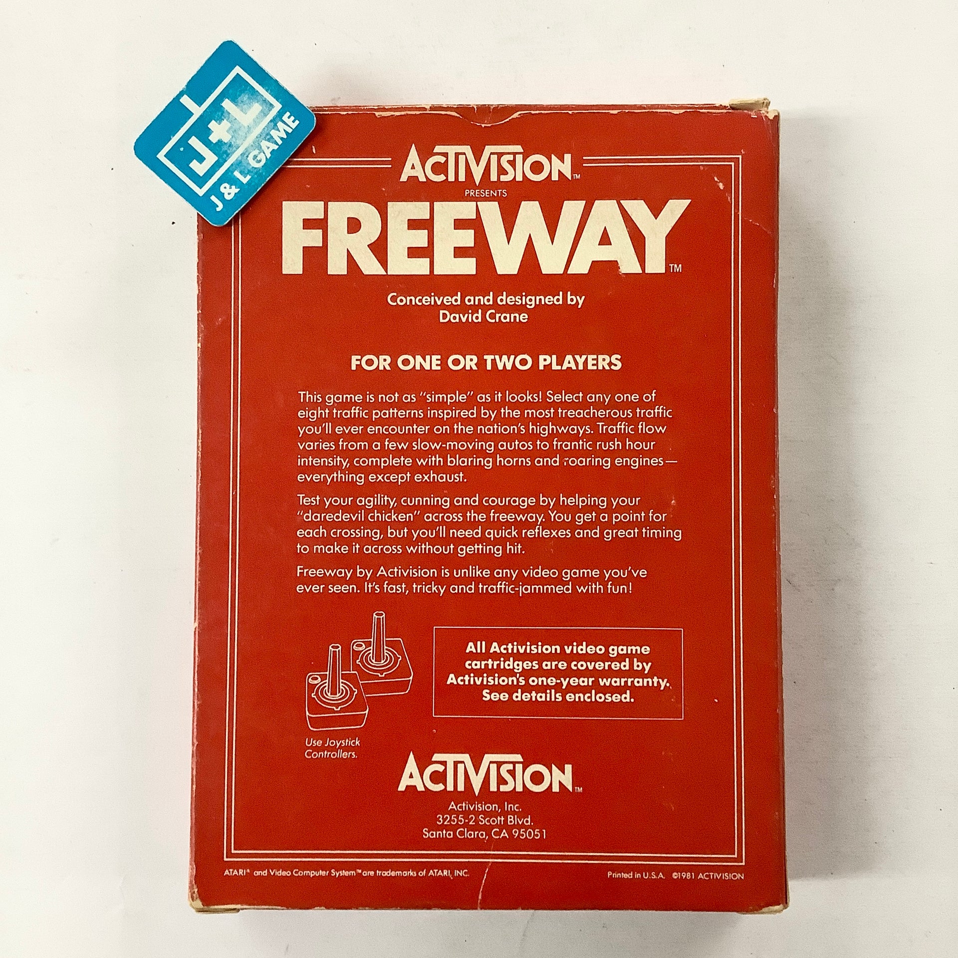 Freeway - Atari 2600 [Pre-Owned] | J&L Game