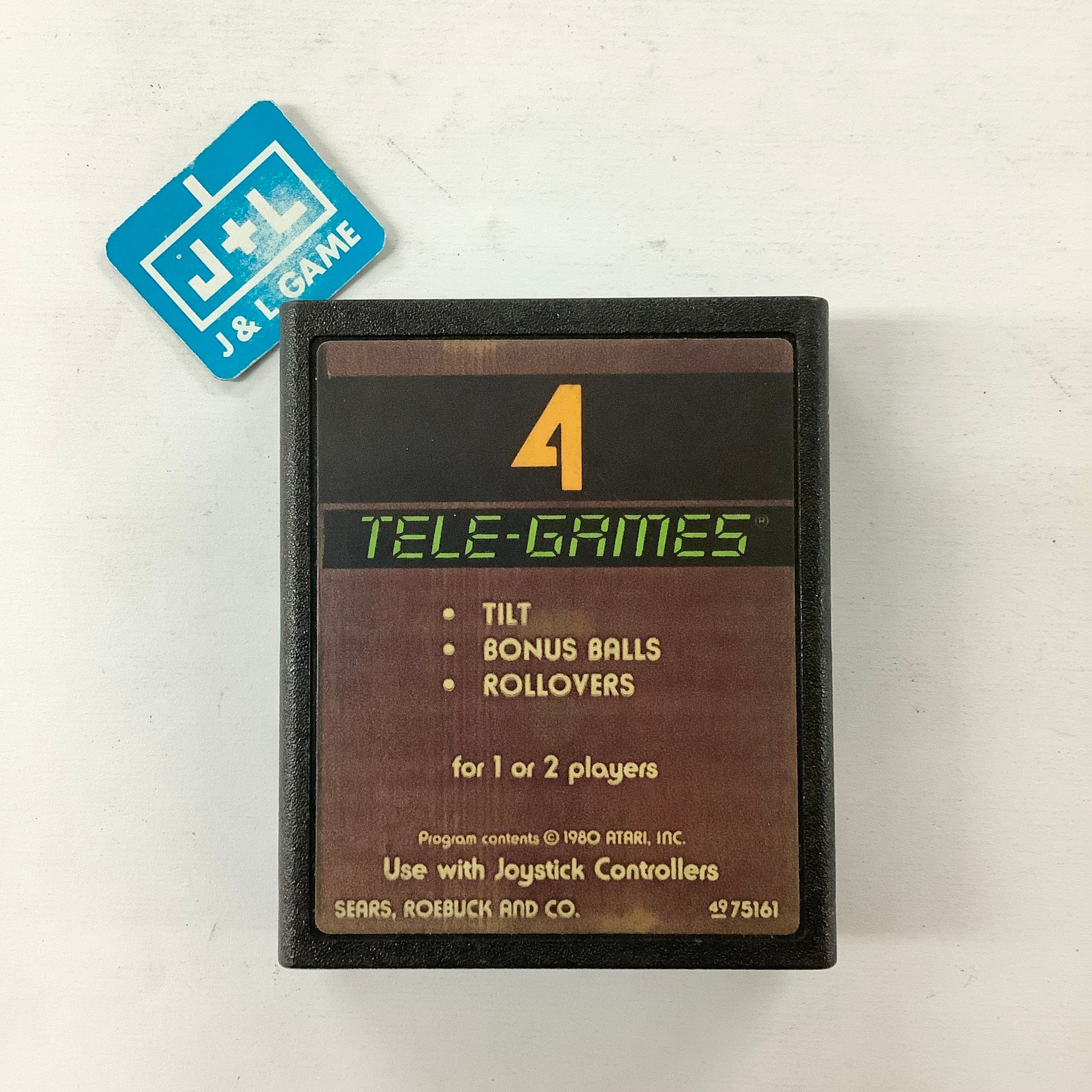 Arcade Pinball (Sears Tele-Games) - Atari 2600 [Pre-Owned] | J&L Game