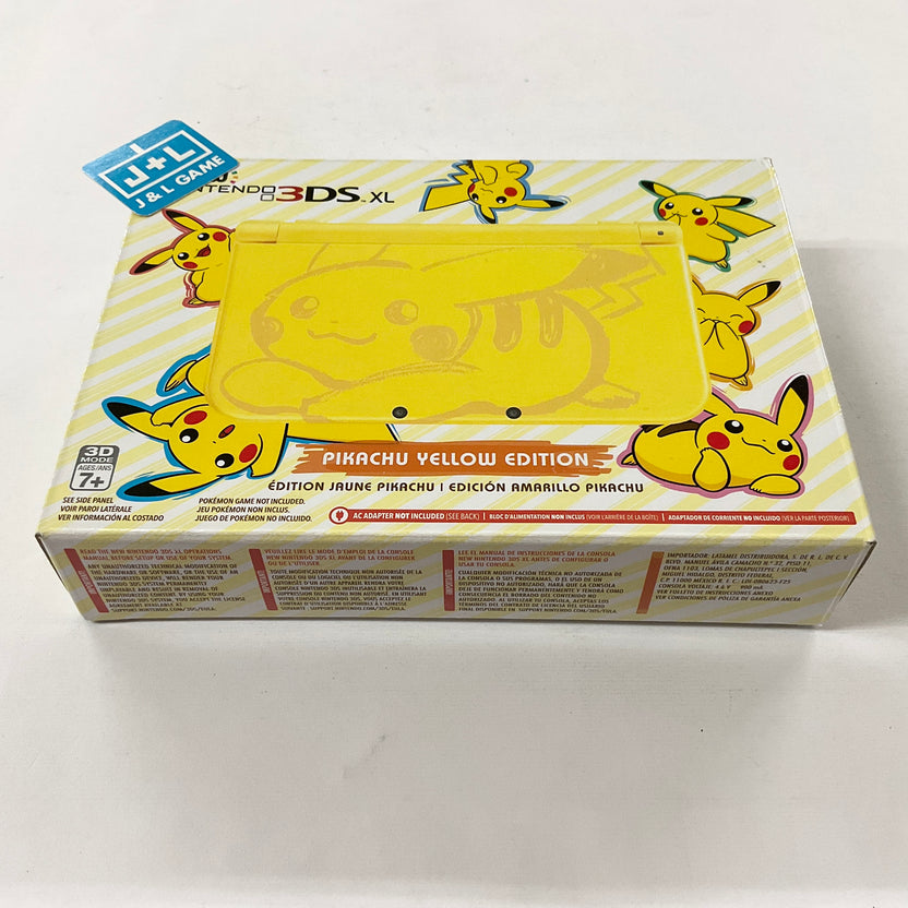 New Nintendo 3DS XL Console (Pikachu Yellow Edition) - Nintendo 3DS | J ...