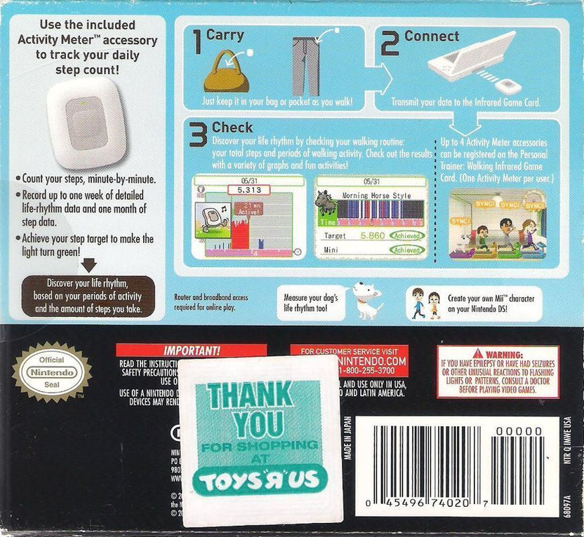 Personal Trainer: Walking - (NDS) Nintendo DS | J&L Game