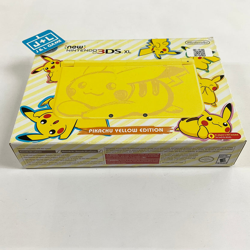 New Nintendo 3DS XL Console (Pikachu Yellow Edition) - Nintendo 3DS [P ...