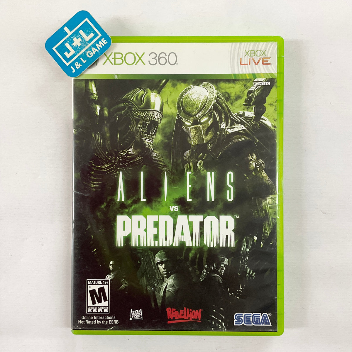 Aliens vs. Predator - Xbox 360 [Pre-Owned] | J&L Game