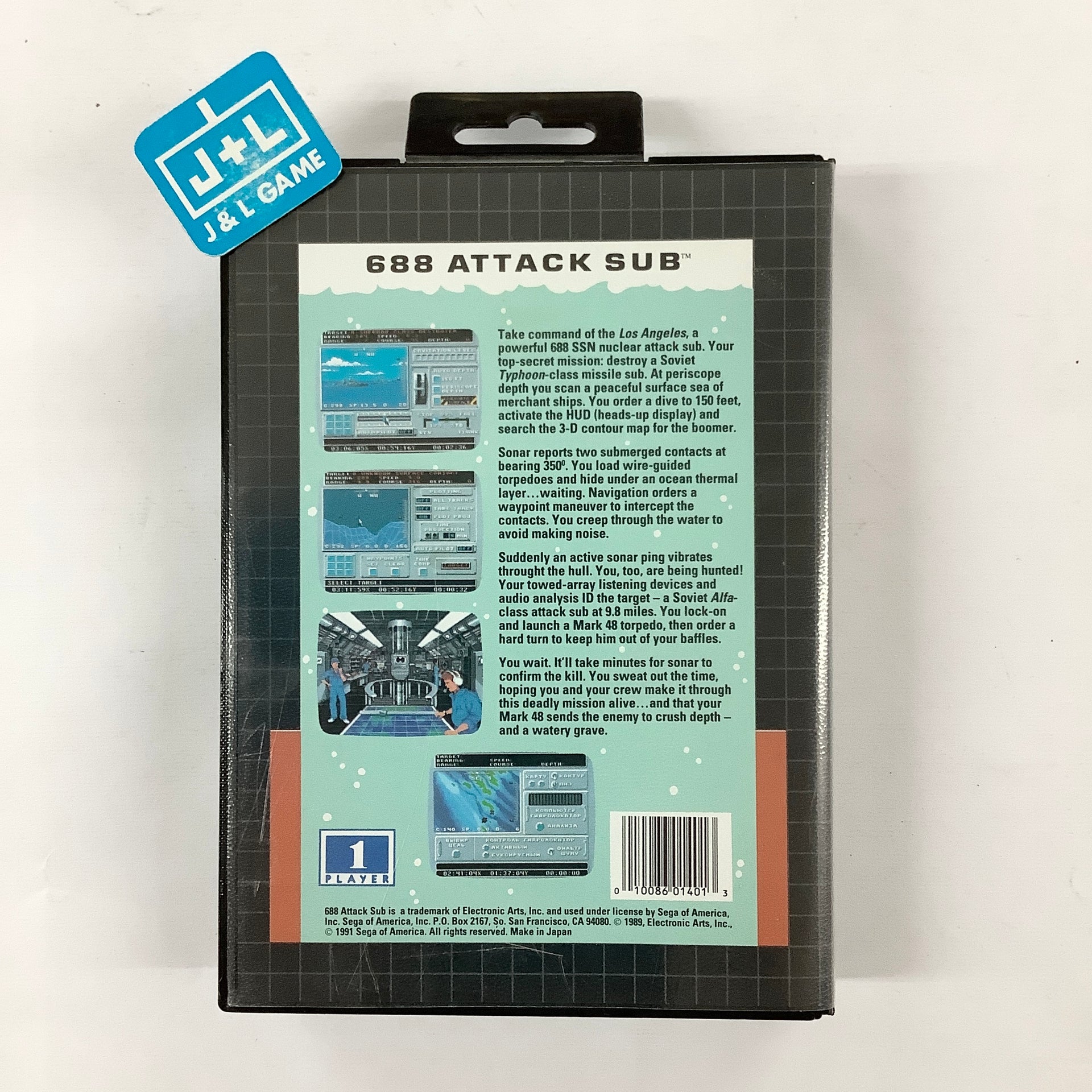 688 Attack Sub - (SG) SEGA Genesis [Pre-Owned] | J&L Game