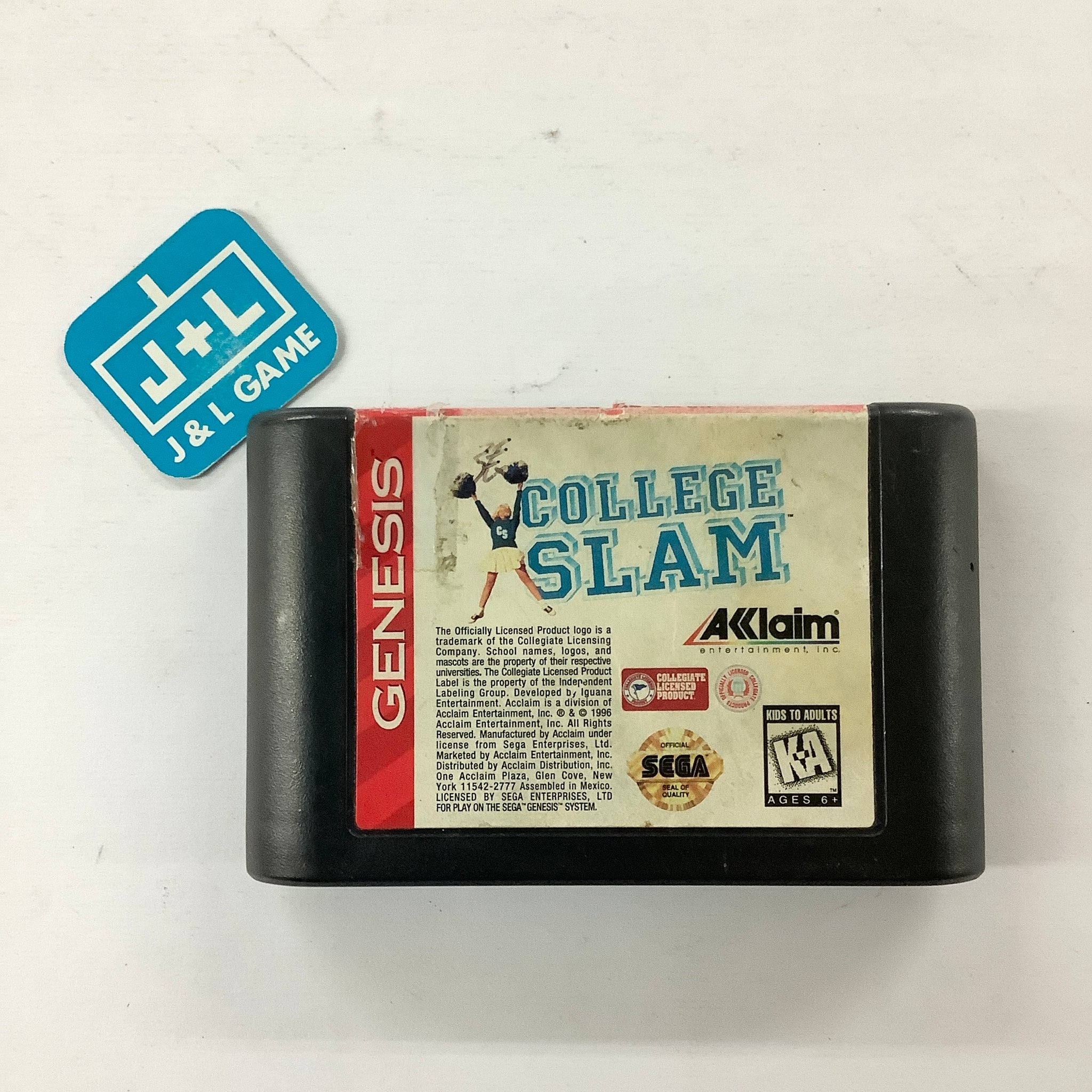College Slam - (SG) SEGA Genesis [Pre-Owned] – J&L Video Games New York ...