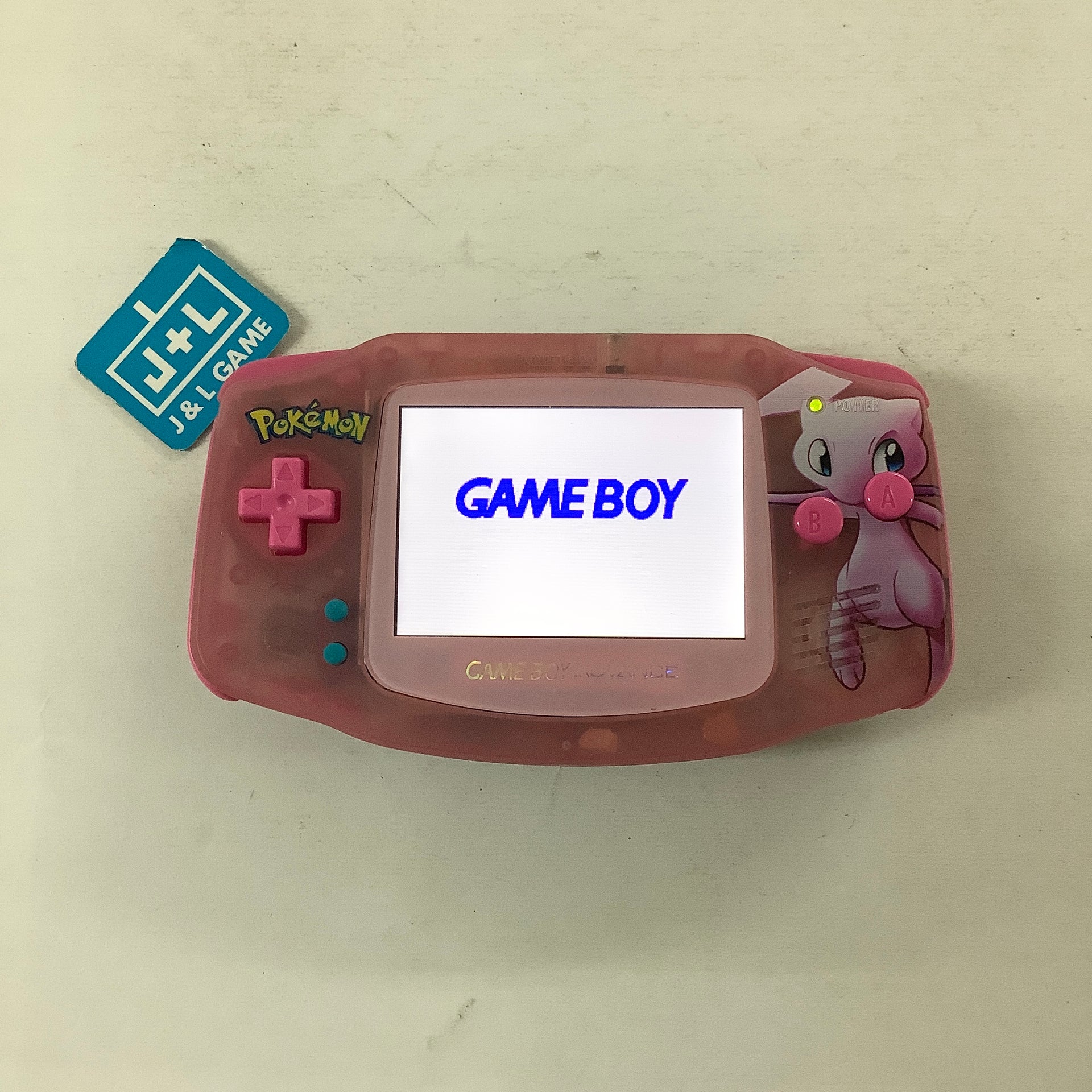 Nintendo Game Boy Advance Console (Clear Pink Custom with Backlight ...