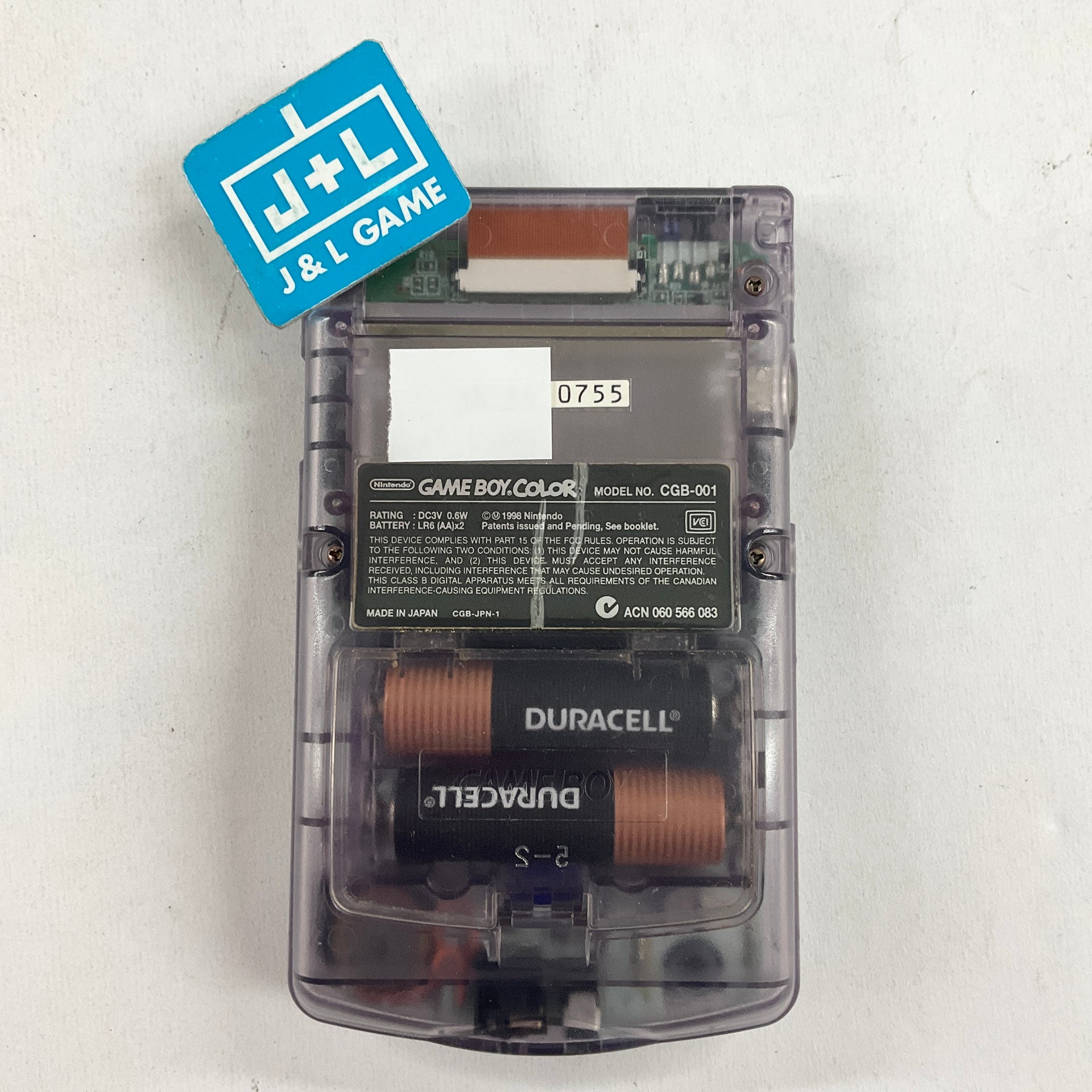 Nintendo Game Boy Color Console (Atomic Purple) - (GBC) Game Boy Color ...