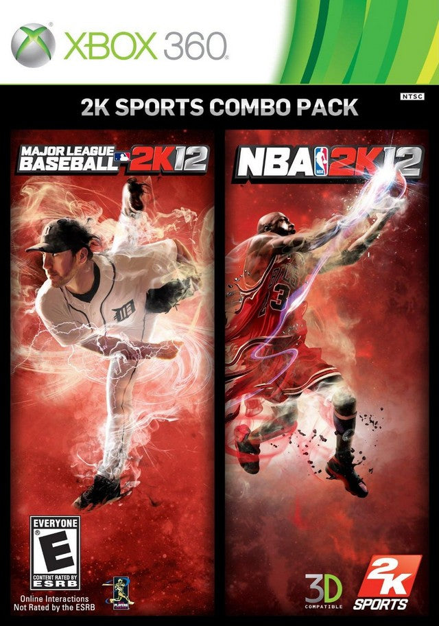 MLB 2K12/NBA 2K12 Combo Pack - Xbox 360 [Pre-Owned] | J&L Game