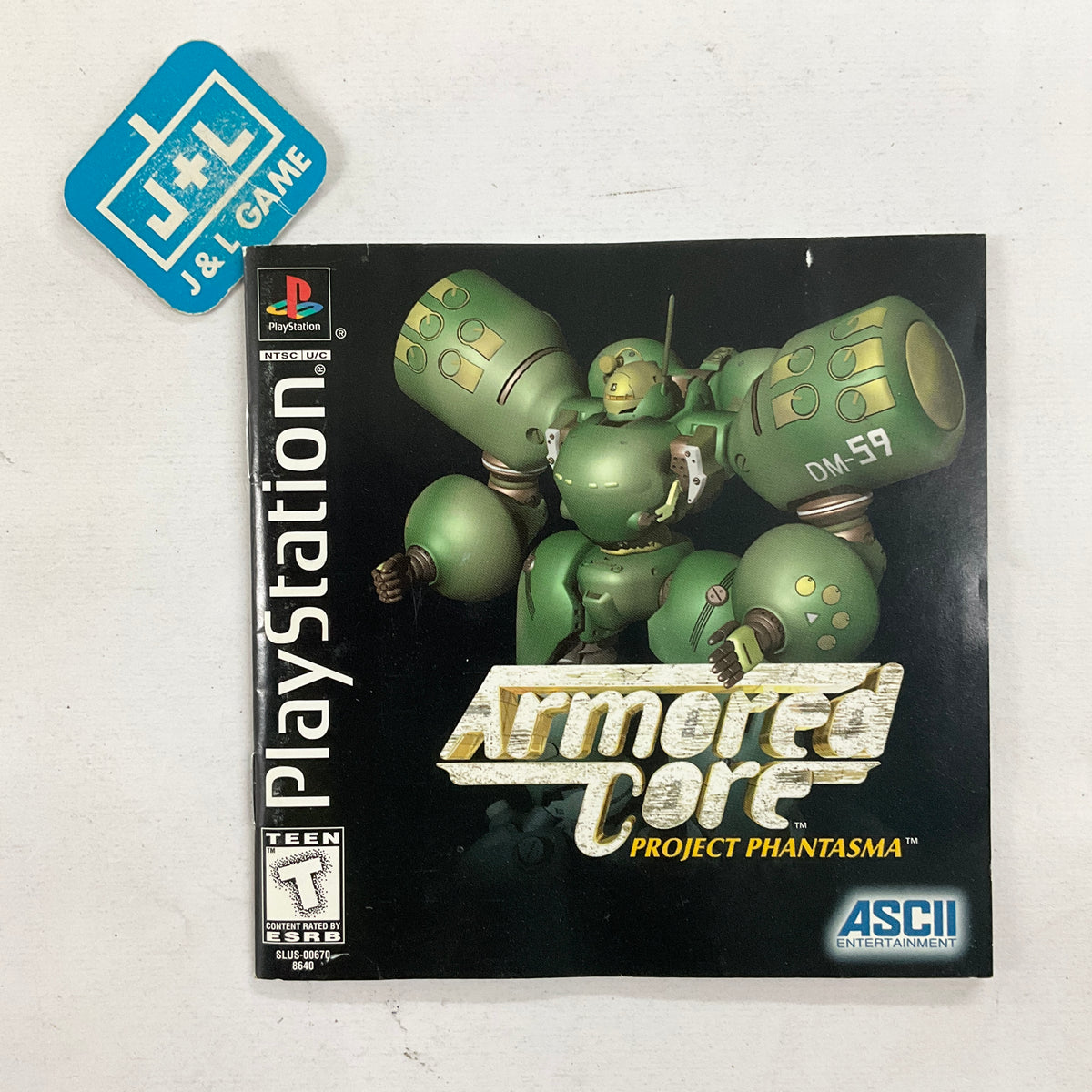 Armored Core: Project Phantasma - (PS1) Playstation 1 [Pre-Owned] | J&L ...