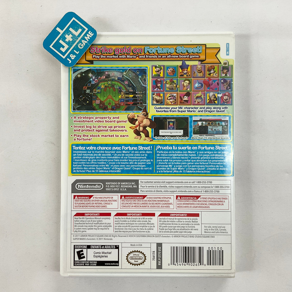 Fortune Street - Nintendo Wii [Pre-Owned] | J&L Game