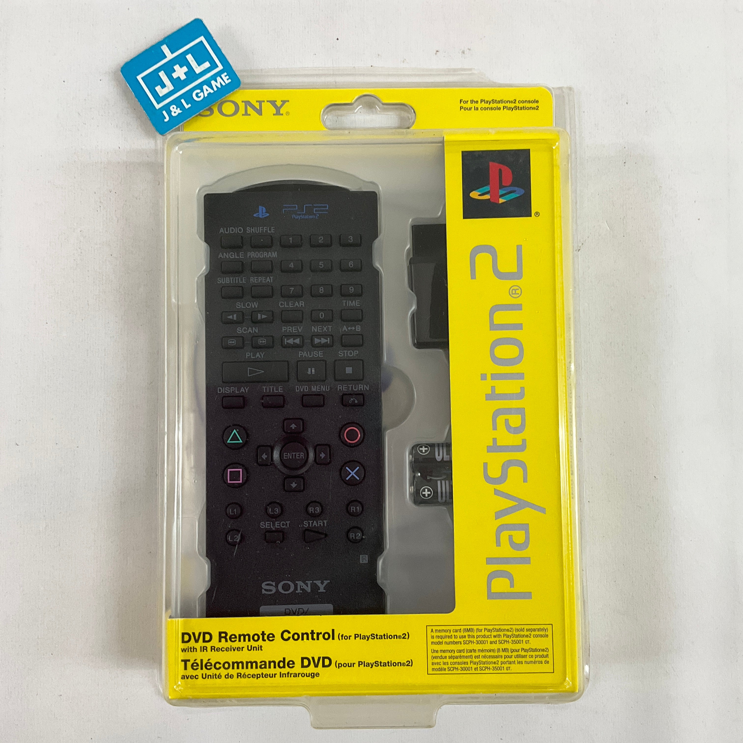 Sony Playstation 2 Infared DVD Remote Controller Kit - (PS2) PlayStati ...