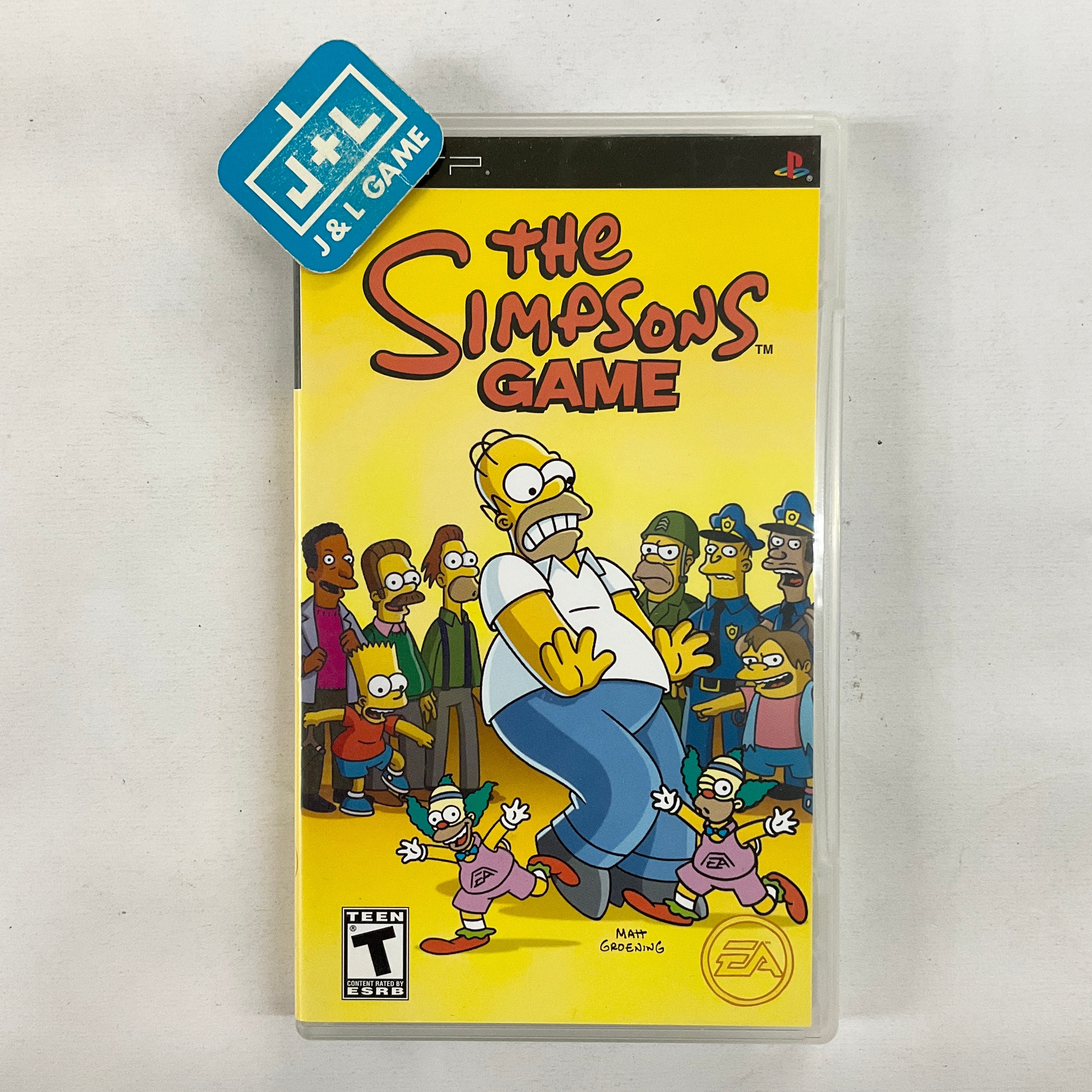 The Simpsons Game - SONY PSP [Pre-Owned] | J&L Game
