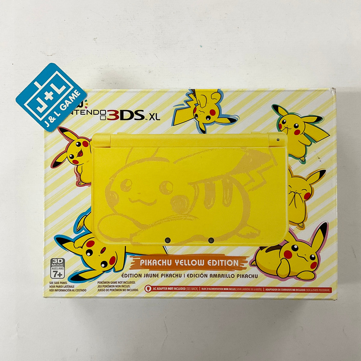 New Nintendo 3DS XL Console (Pikachu Yellow Edition) - Nintendo 3DS | J ...