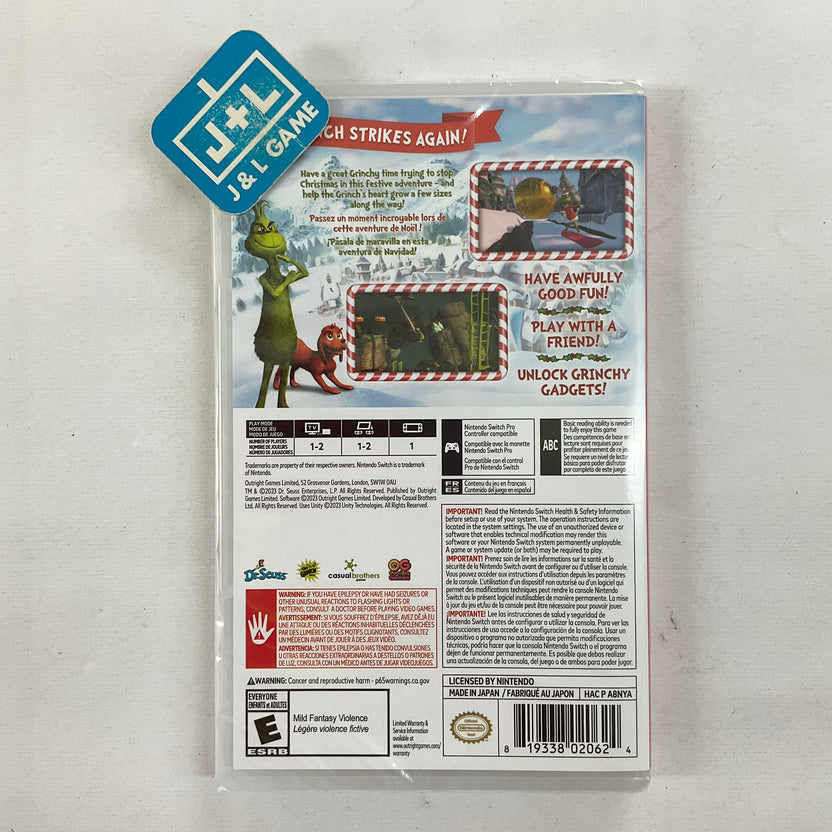 The Grinch: Christmas Adventures - (NSW) Nintendo Switch | J&L Game