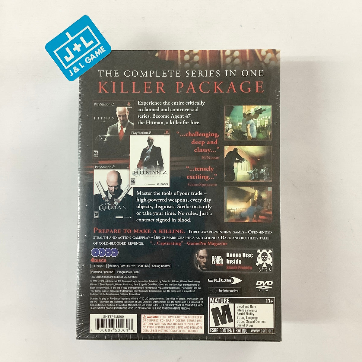 Hitman Trilogy - (PS2) PlayStation 2 | J&L Game