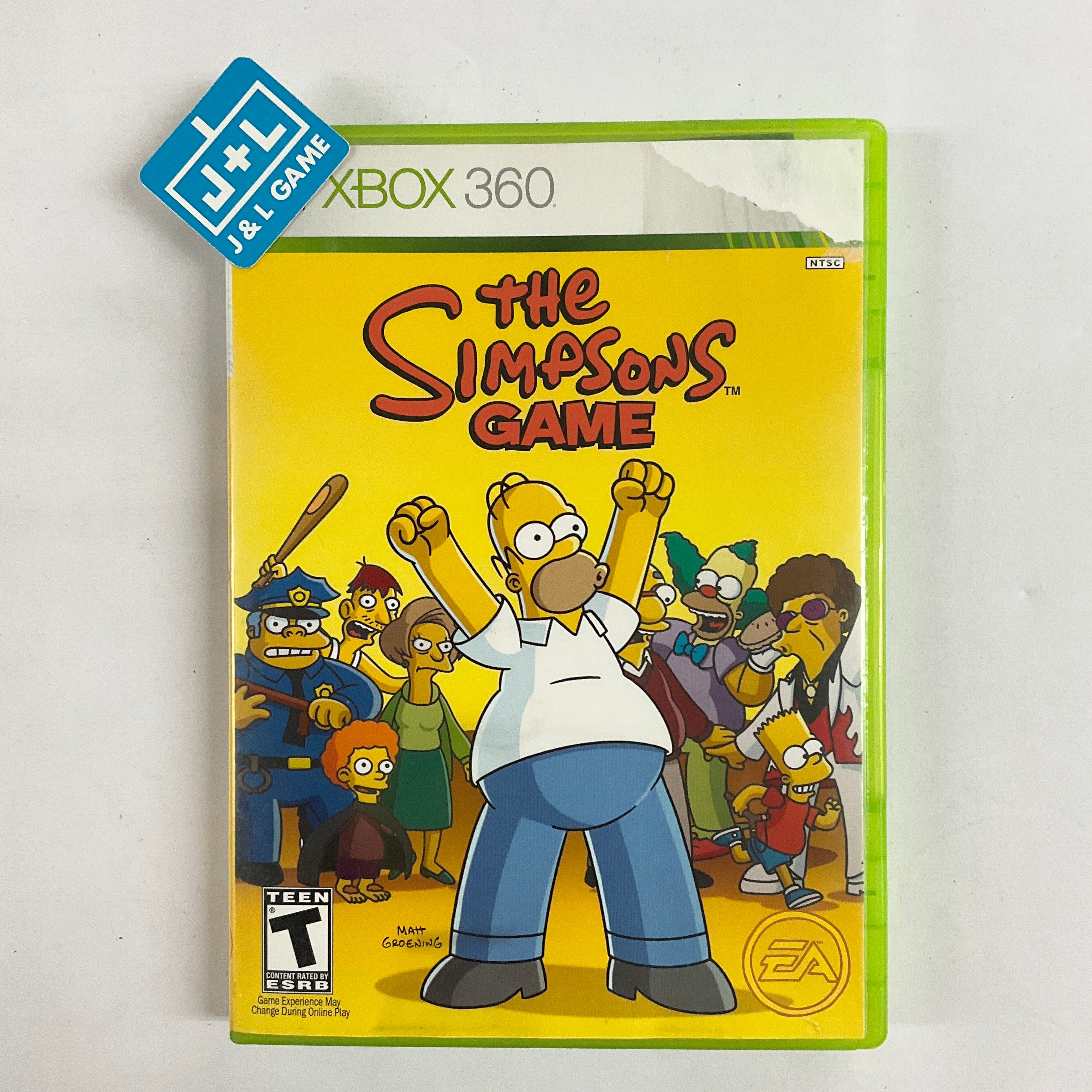 The Simpsons Game - Xbox 360 [Pre-Owned] | J&L Game