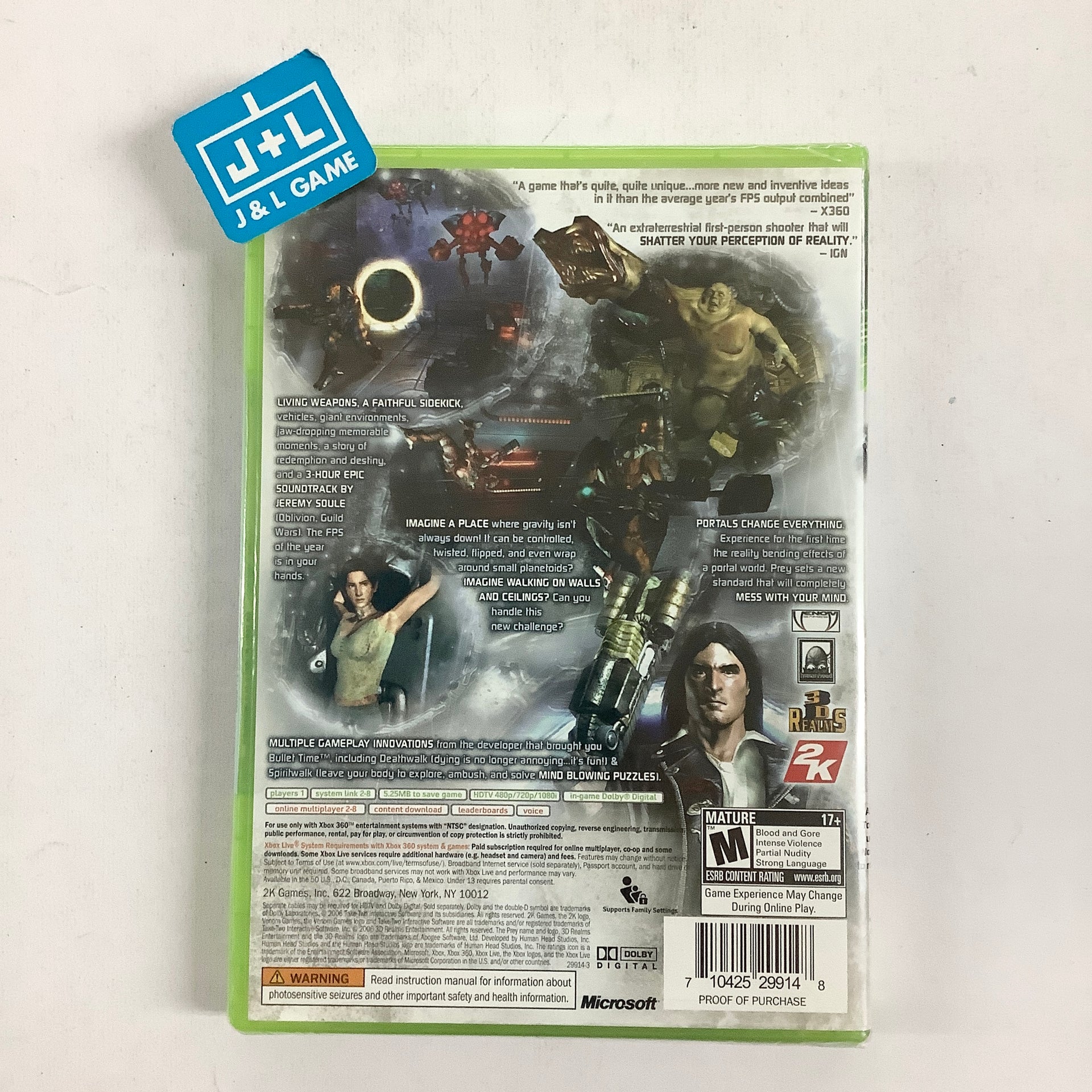 Prey - Xbox 360 | J&L Game