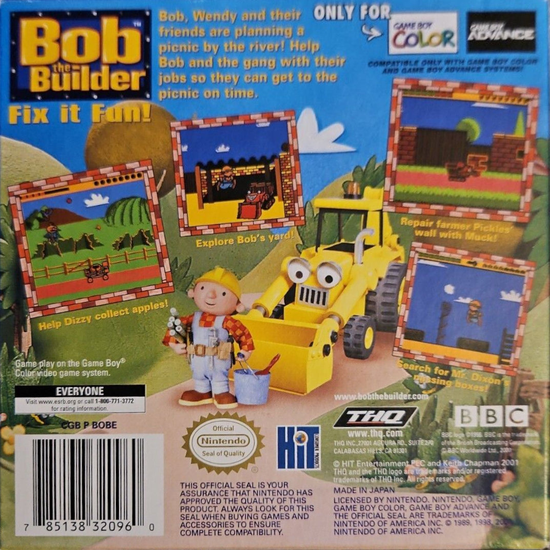 Bob the Builder: Fix it Fun! - (GBC) Game Boy Color [Pre-Owned] | J&L Game