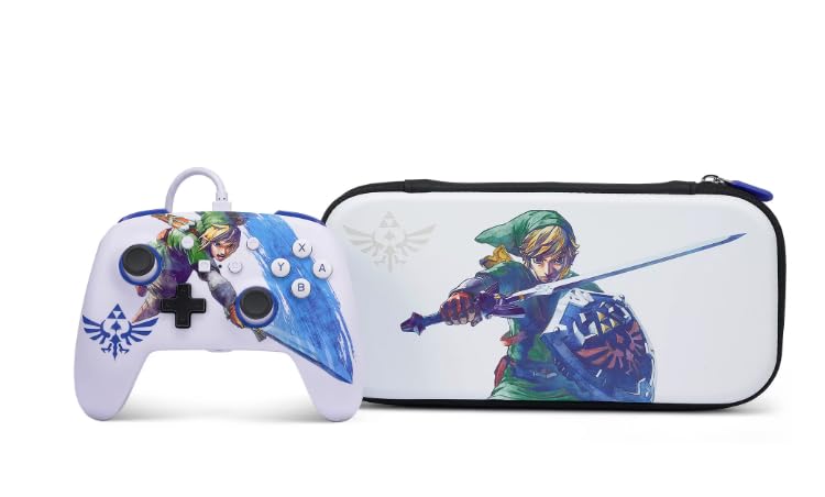 PowerA Enhanced Wired Controller and Slim Case (The Legend of Zelda ...