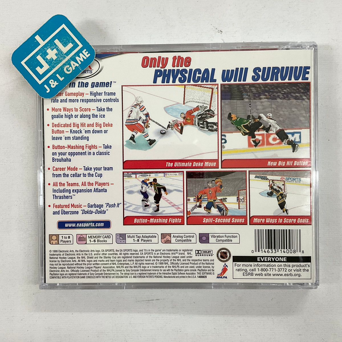 NHL 2000 - (PS1) PlayStation 1 [Pre-Owned] | J&L Game