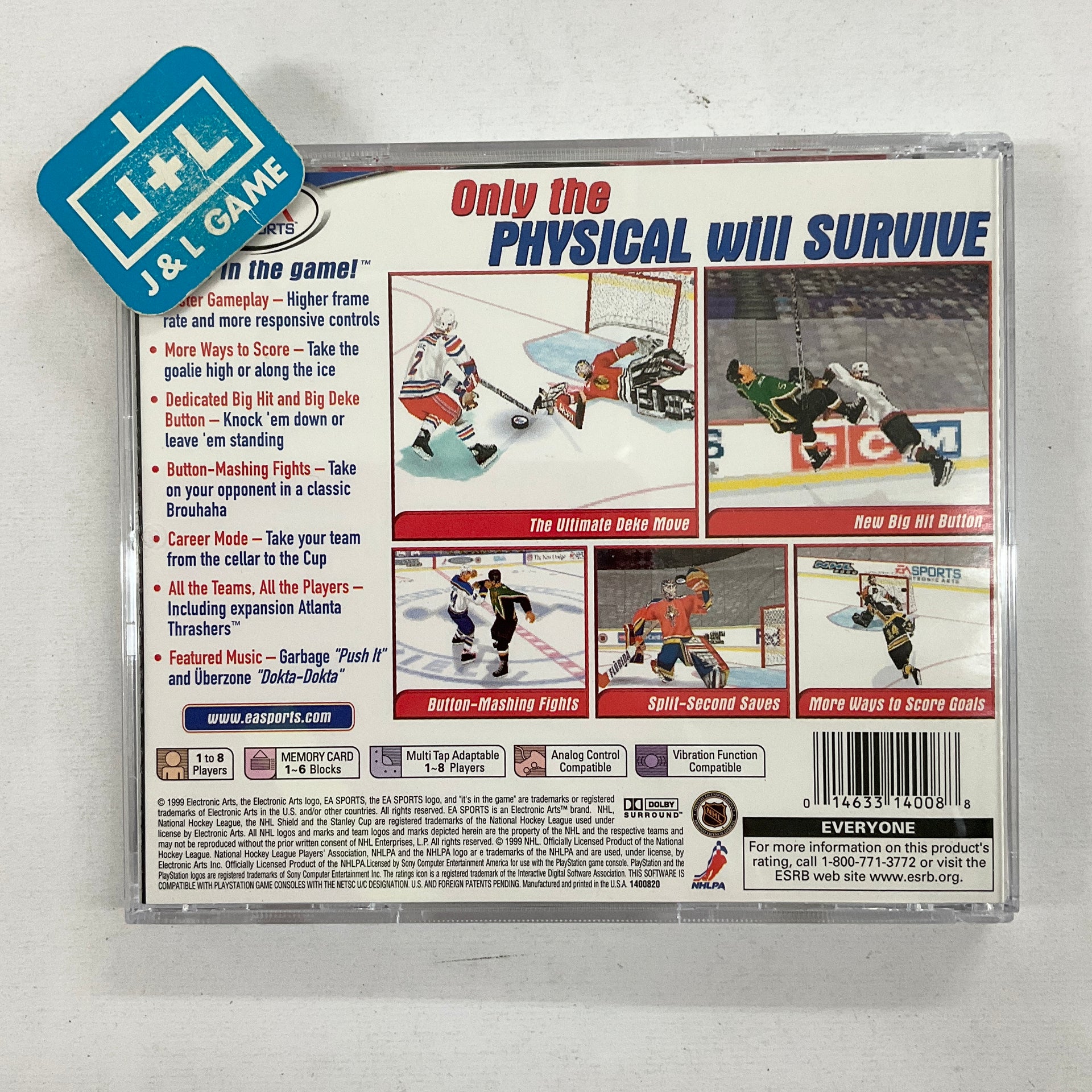 NHL 2000 - (PS1) PlayStation 1 [Pre-Owned] | J&L Game