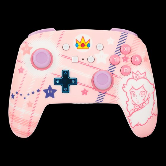 PowerA Enhanced Wireless Controller (Princess Peach Plaid) - (NSW) Nin ...