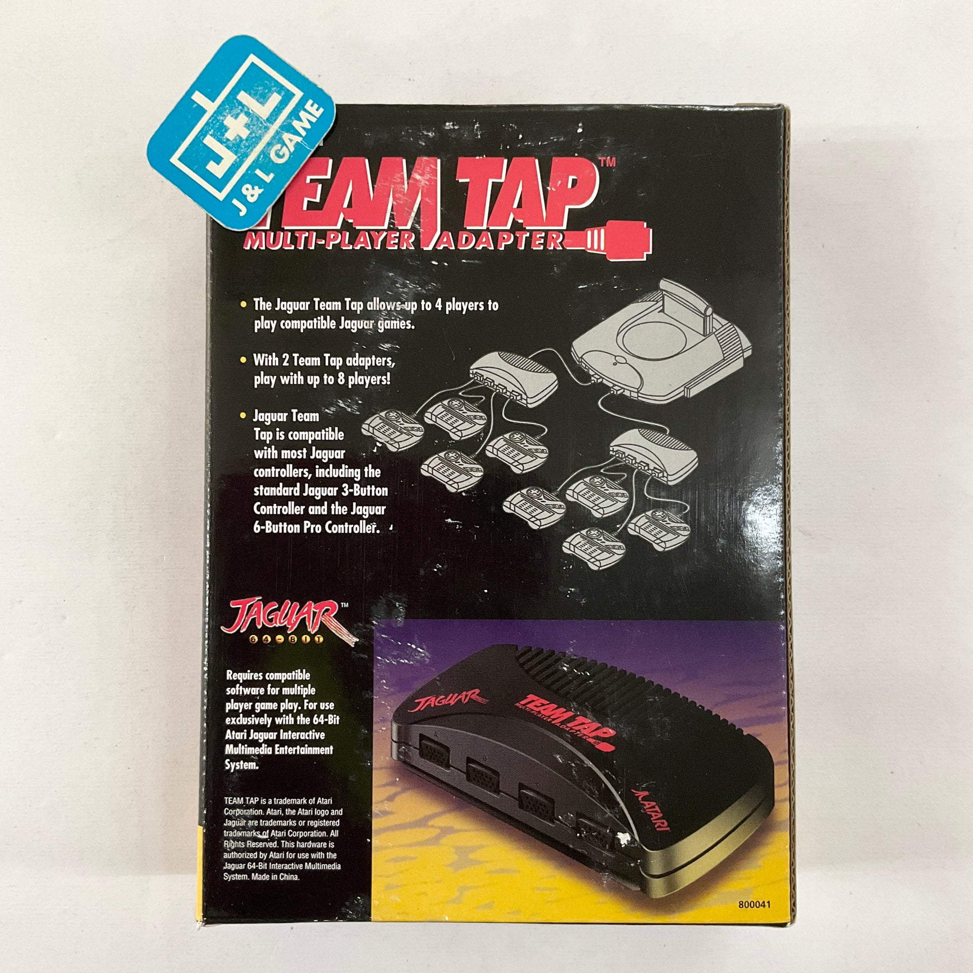 Atari Jaguar Team Tap Multi-Player Adapter - (AJ) Atari Jaguar | J&L Game
