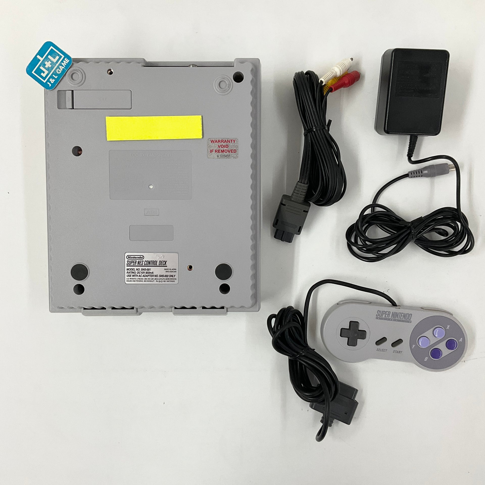 Super Nintendo Console Control Set - (SNES) Super Nintendo [Pre-Owned ...