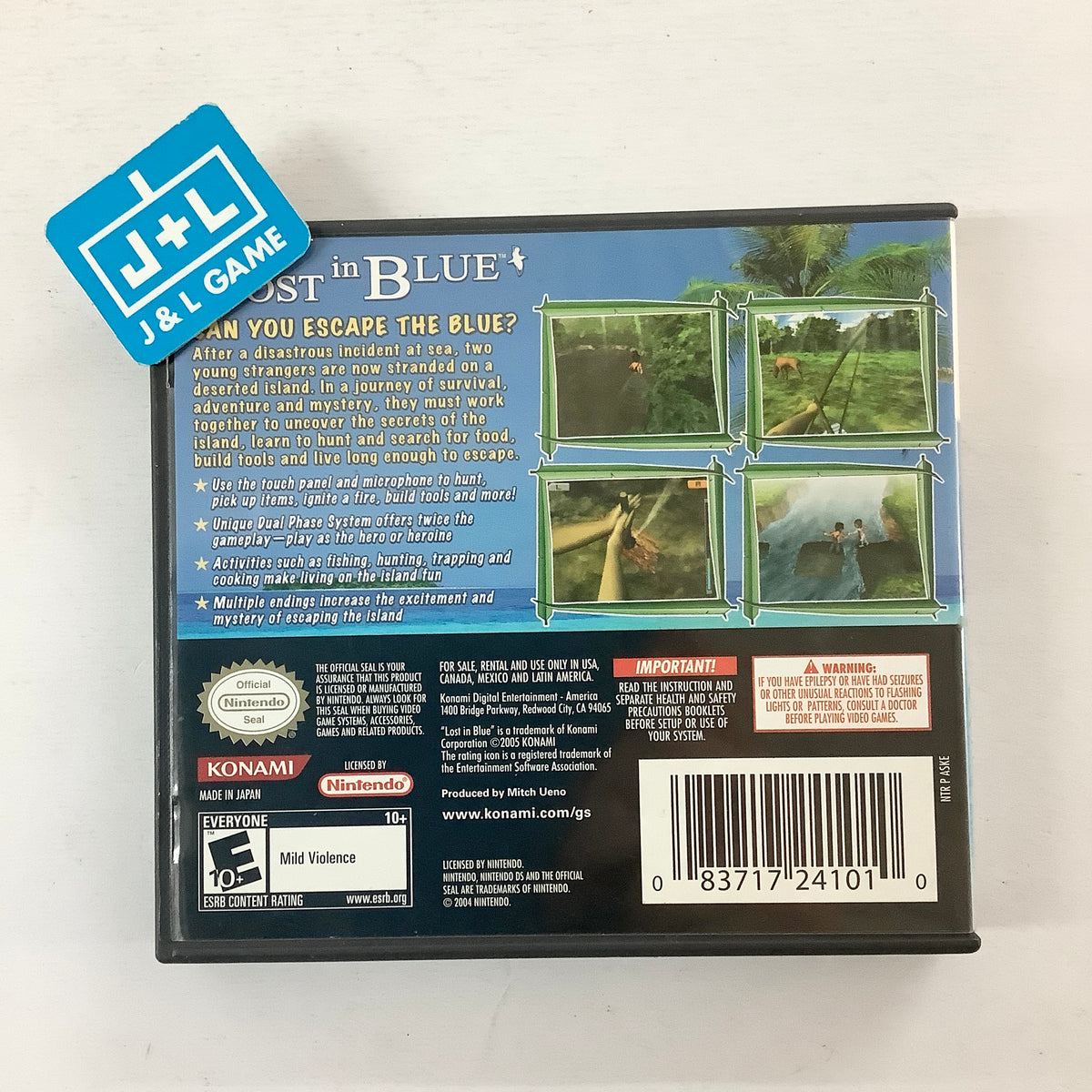 Lost in Blue - (NDS) Nintendo DS [Pre-Owned] | J&L Game