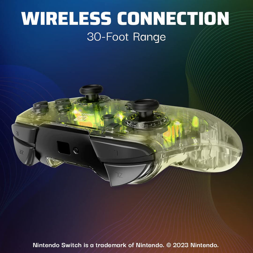 PDP Nintendo Switch Afterglow Wireless Deluxe Controller - (NSW) Ninte ...
