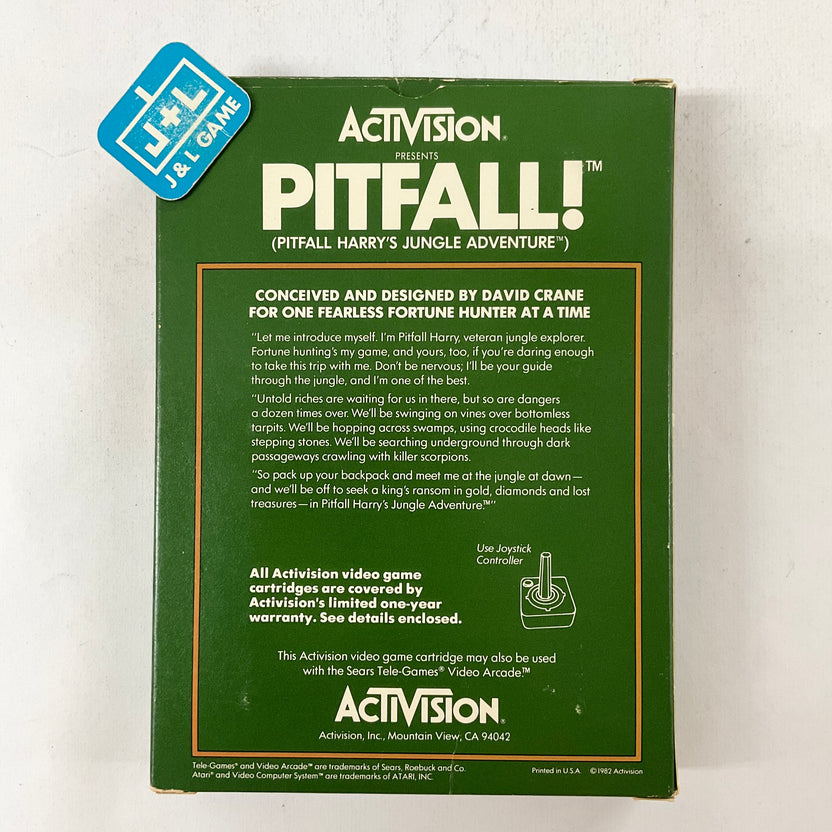 Pitfall! - (A26) Atari 2600 [Pre-Owned] | J&L Game