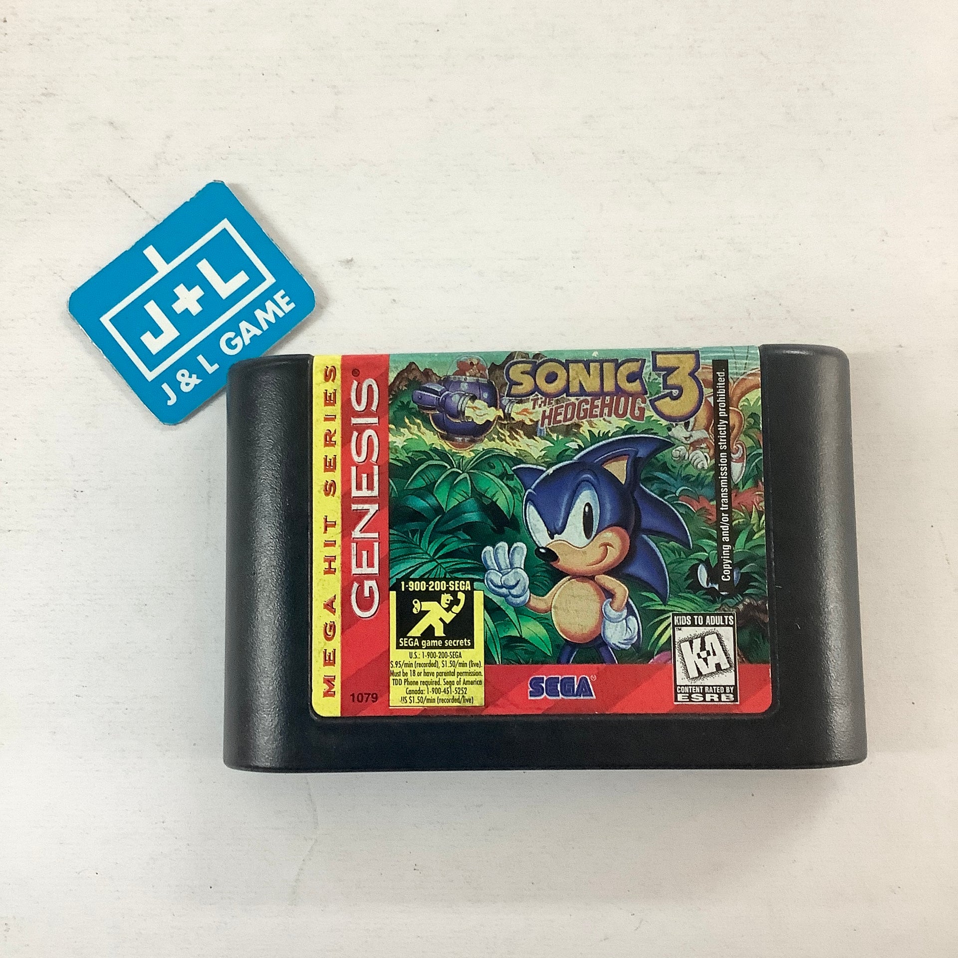 Sonic the Hedgehog 3 (Mega Hit Series) - (SG) SEGA Genesis [Pre-Owned ...