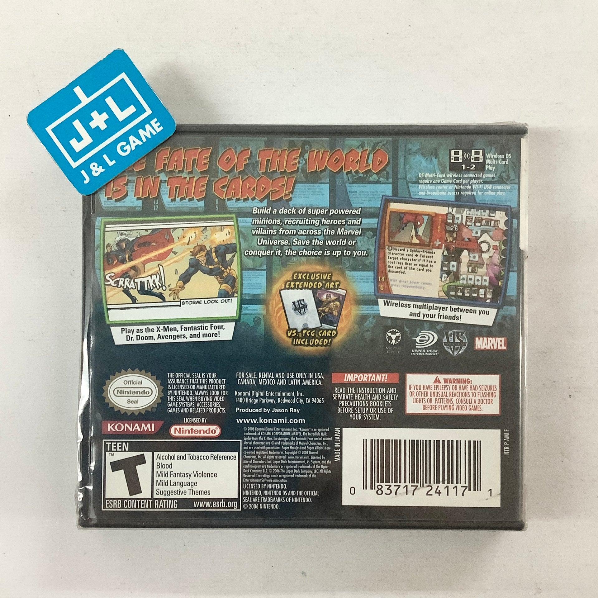 Marvel Trading Card Game - (NDS) Nintendo DS | J&L Game