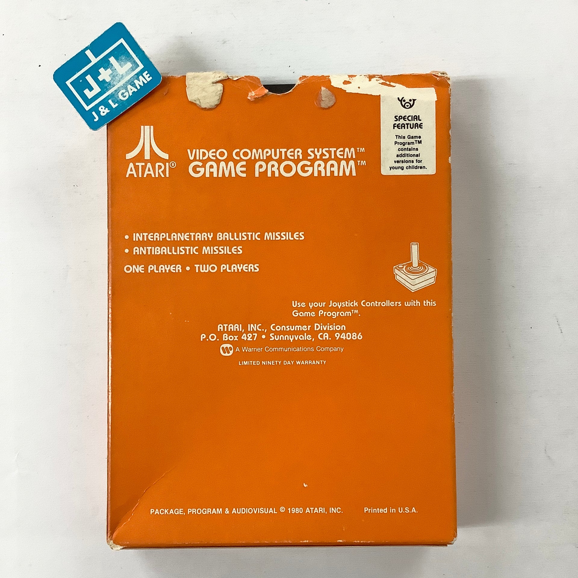 Missile Command - Atari 2600 [Pre-Owned] | J&L Game