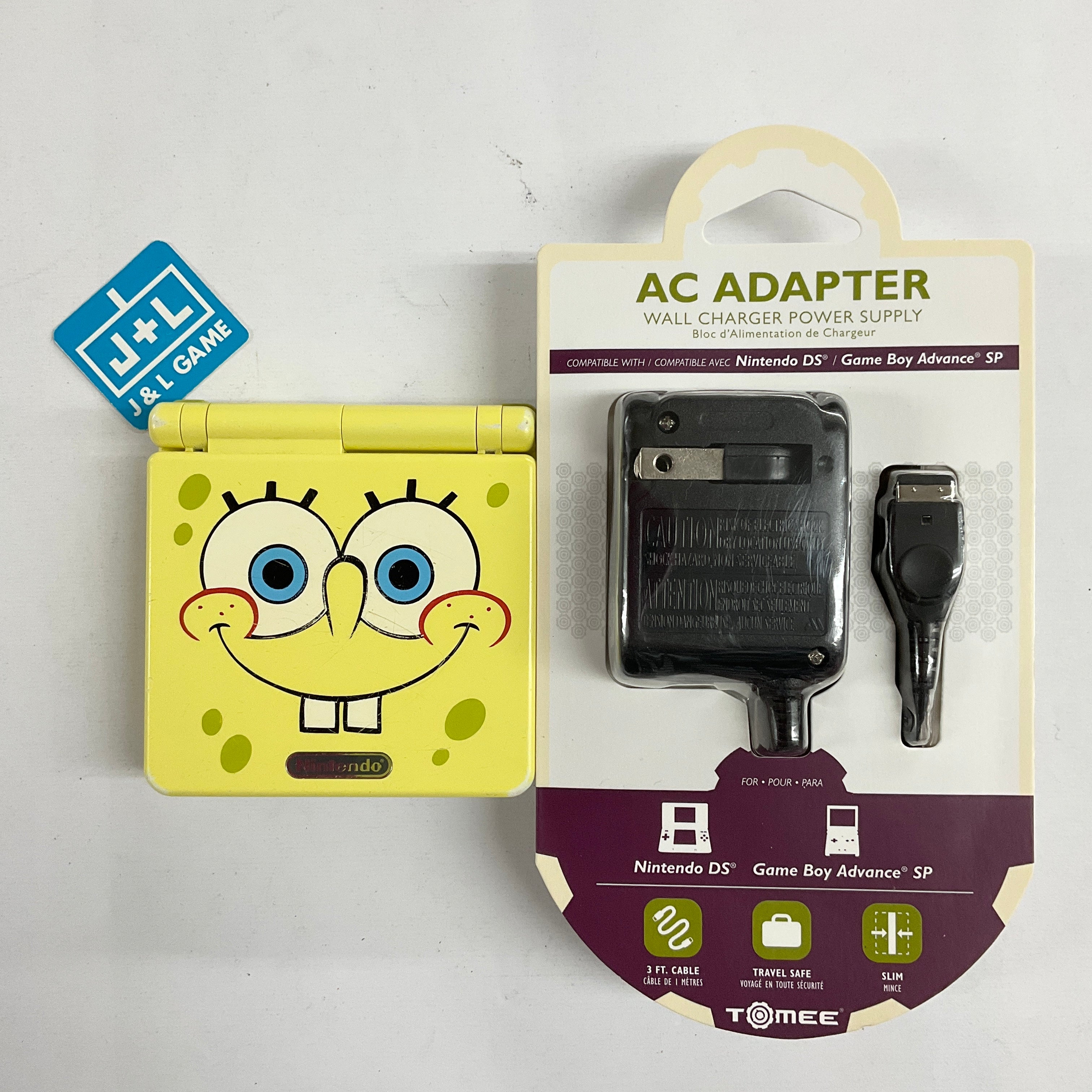 Nintendo Game Boy Advance SP Console AGS - 101 (SpongeBob SquarePants ...