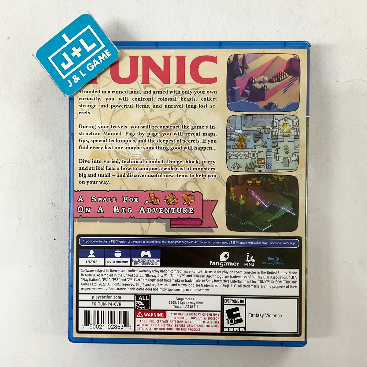 Tunic (Deluxe Edition) - (PS4) Playstation 4 [Pre-Owned] | J&L Game