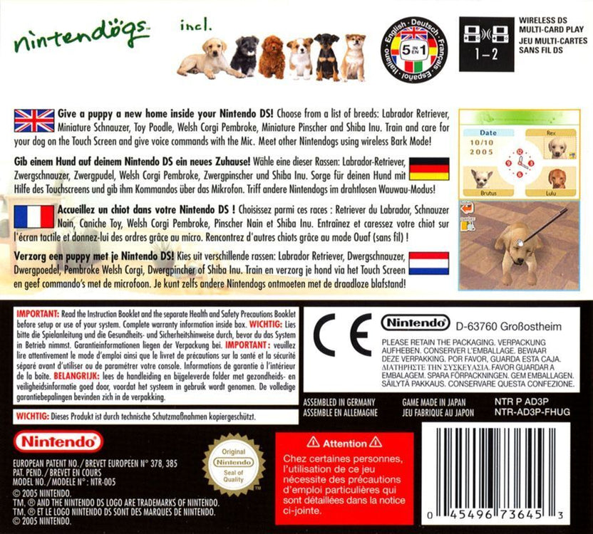 Nintendogs Lab & Friends - (NDS) Nintendo DS [Pre-Owned] (European Imp ...
