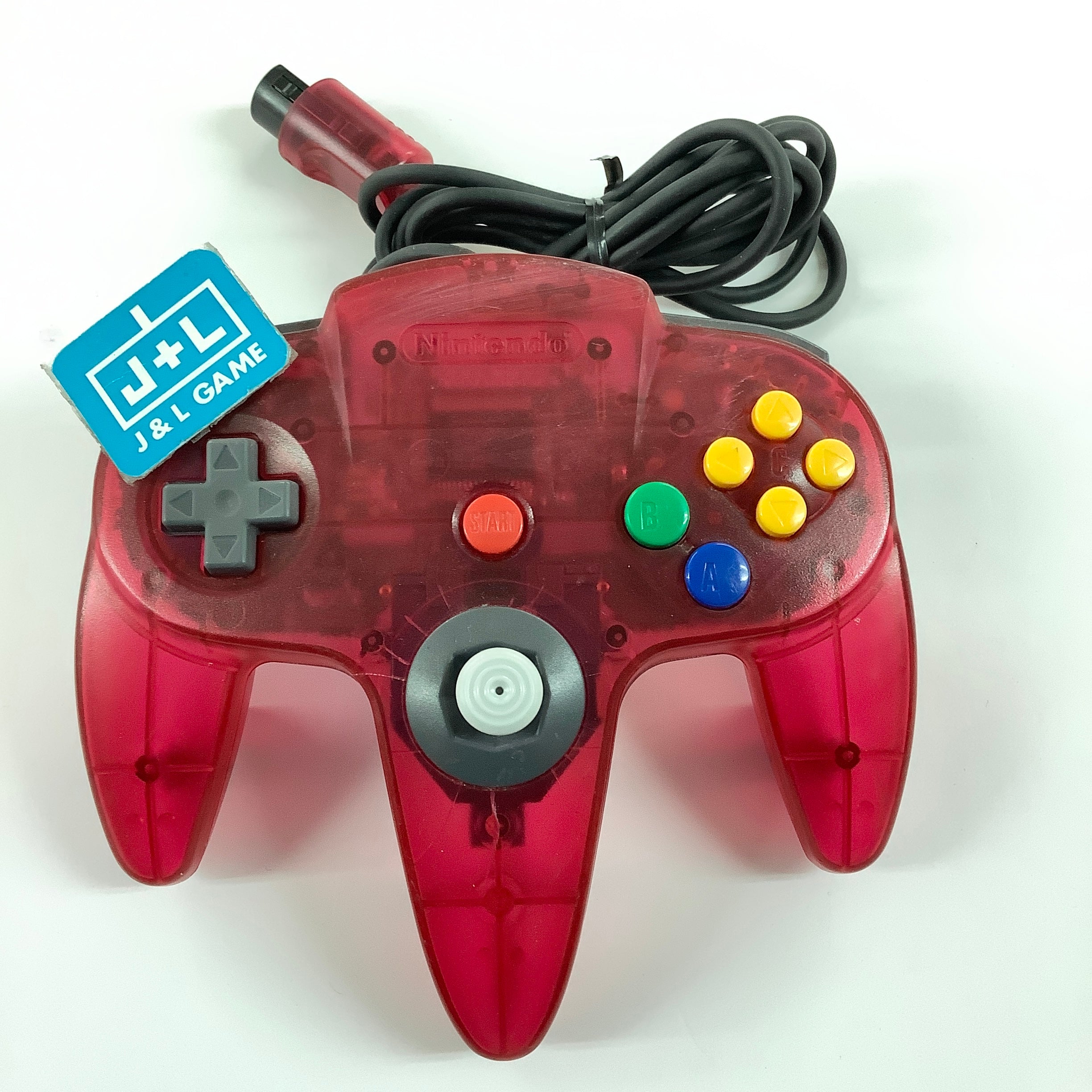 Nintendo 64 Controller (Clear Red) - (N64) Nintendo 64 [Pre-Owned] | J ...