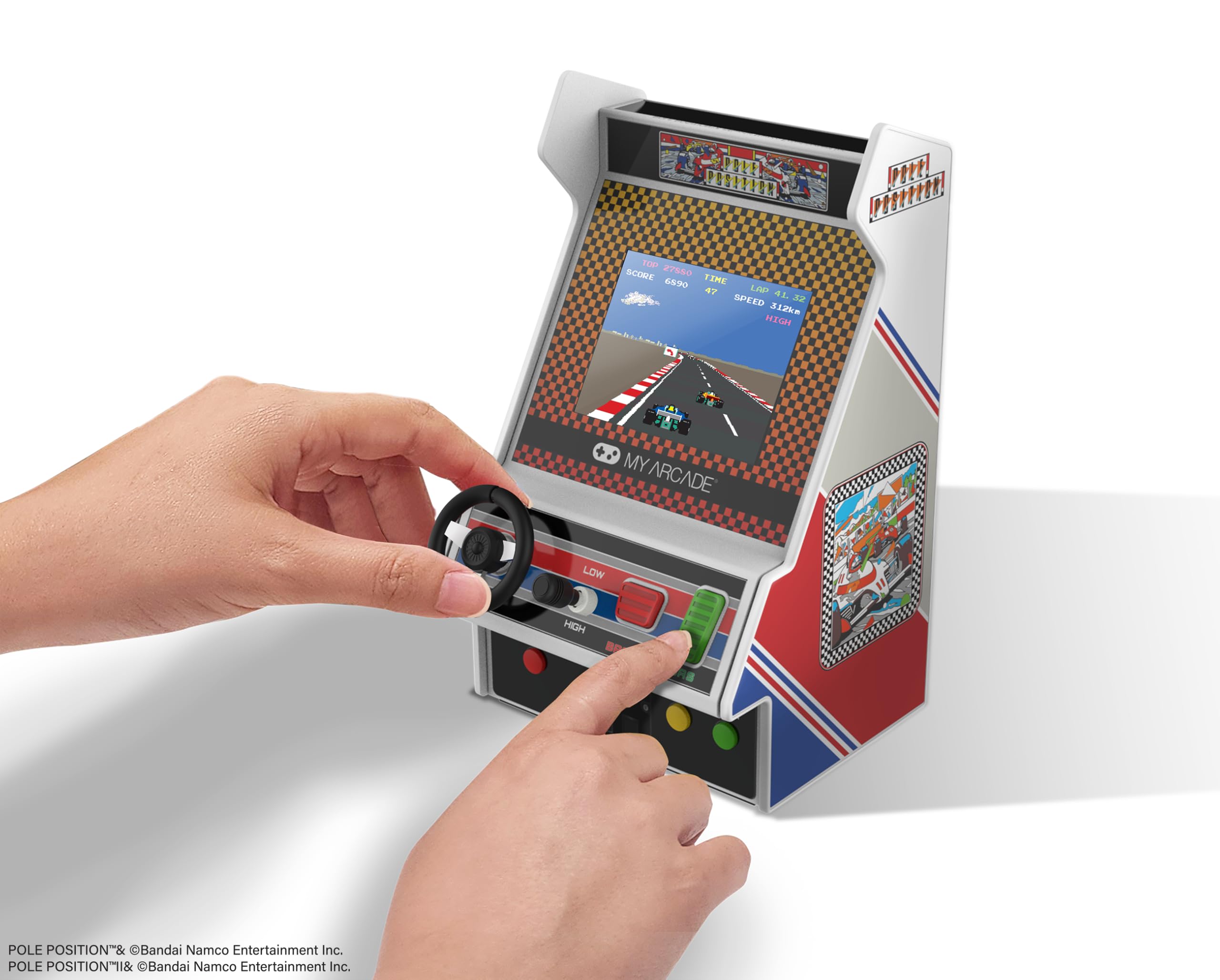 My Arcade Racing Player: Retro Mini Arcade Game Console with 2 Games ...