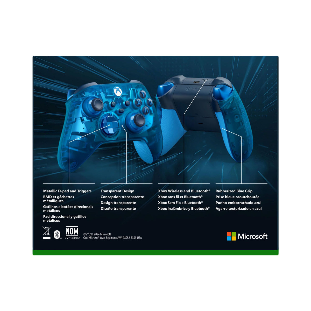Microsoft Xbox Series X Wireless Controller (Sky Cipher Special Editio ...