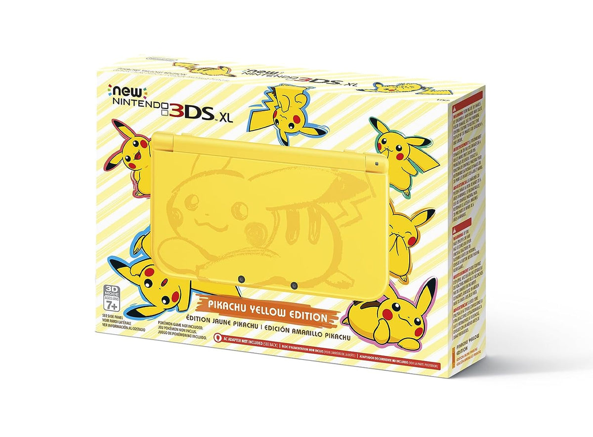 New Nintendo 3DS XL Console (Pikachu Yellow Edition) - Nintendo 3DS [P ...