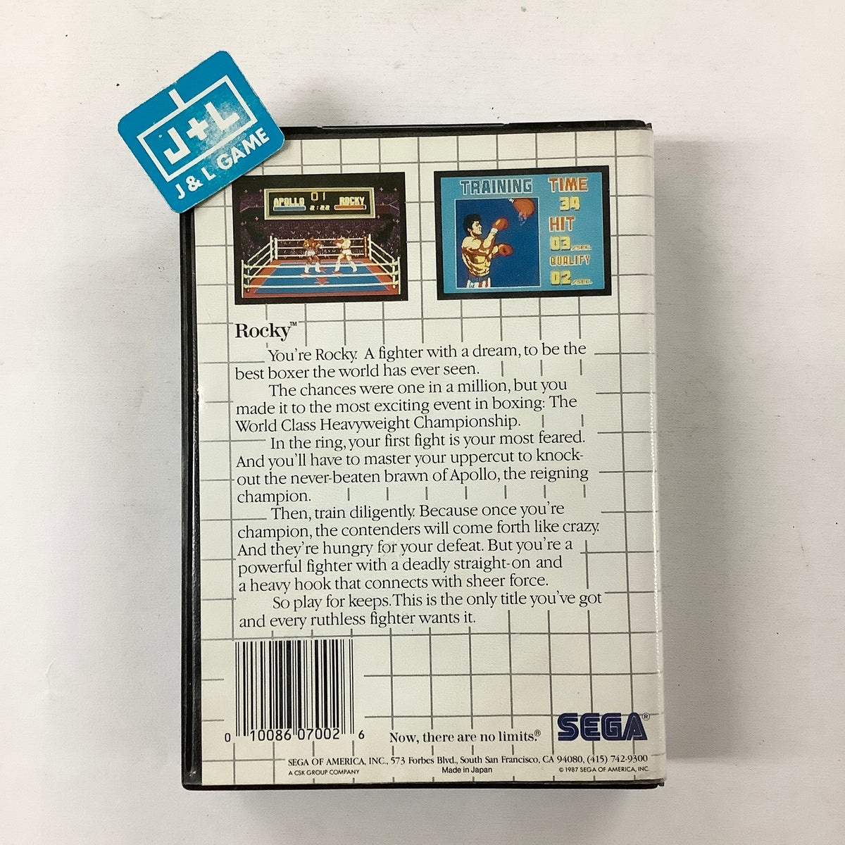 Rocky - SEGA Master System [Pre-Owned] | J&L Game
