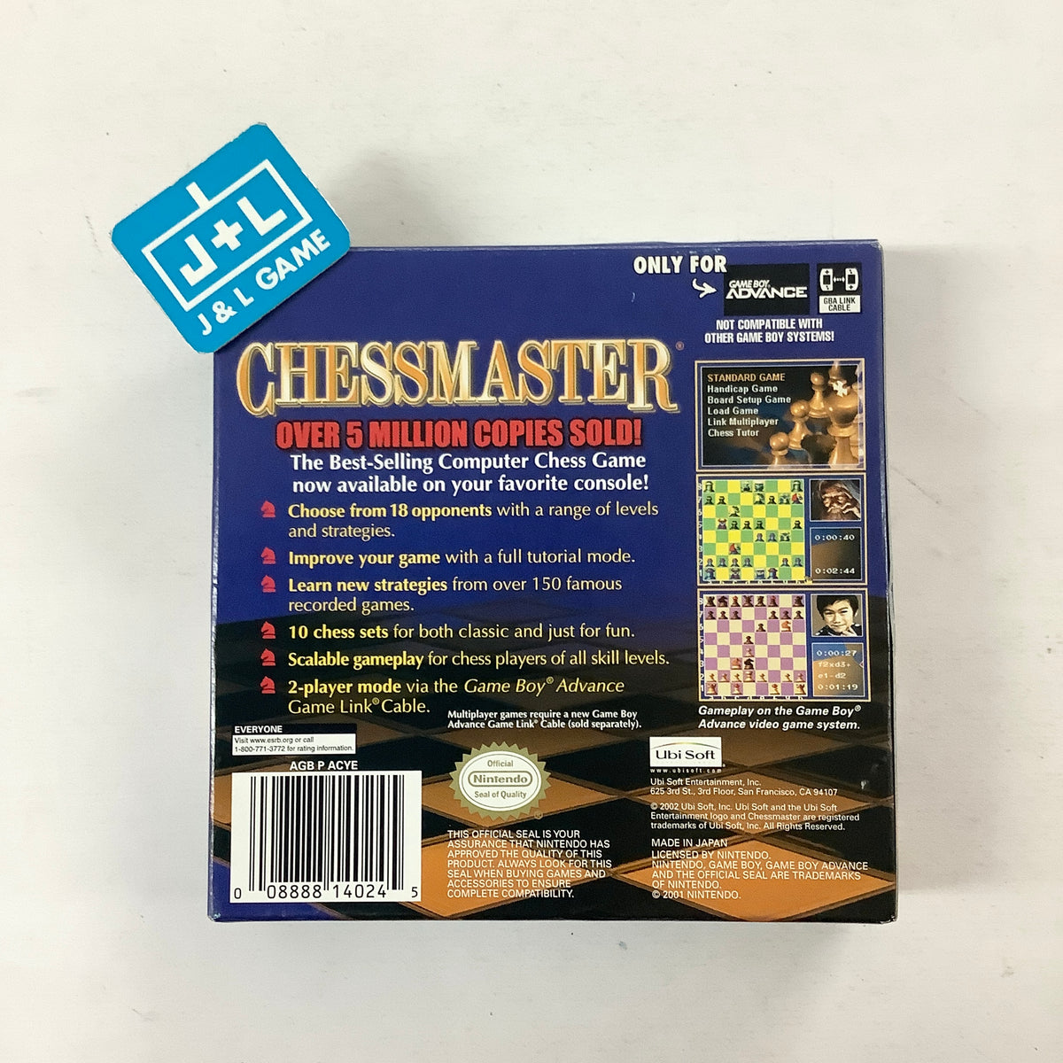 Chessmaster - (GBA) Game Boy Advance [Pre-Owned] | J&L Game