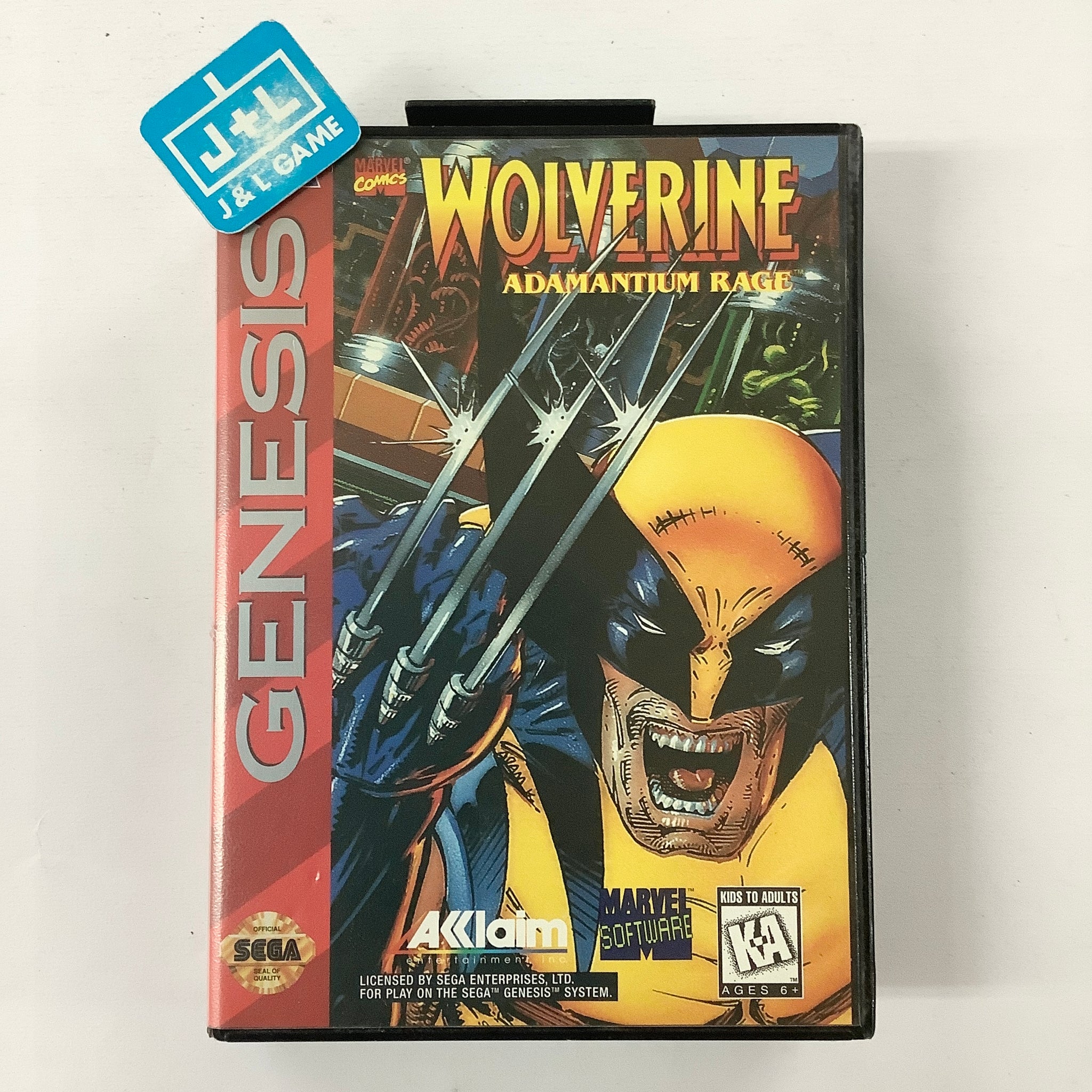 Wolverine: Adamantium Rage - (SG) SEGA Genesis [Pre-Owned] – J&L Video ...
